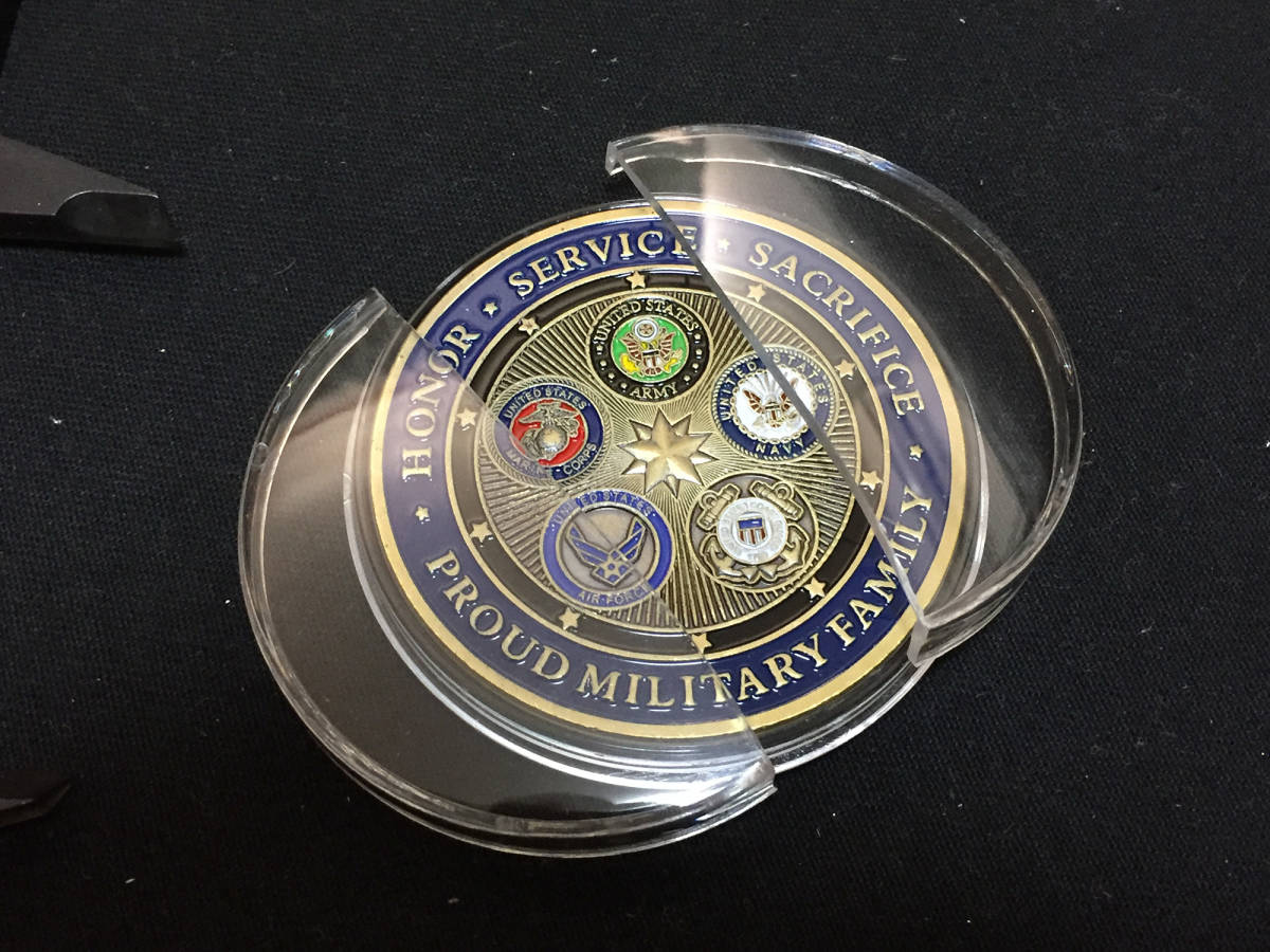 S83 US proud military family 大型記念コインメダル1枚 重さ約46g(アジア)｜売買されたオークション情報、yahooの商品情報をアーカイブ公開 - オークファン ...