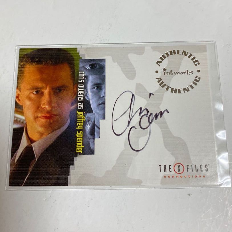 直筆サインカード Xファイル THE X FILES JEFFREY SPENDERジェフリー スペンダー サインカード AUTHENTIC ...