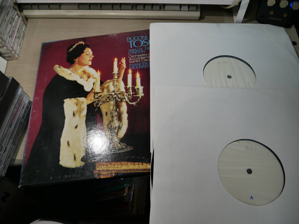 FRANCESCO MOLINARI-PRADELLI/ROMA 1959/PUCCINI:TOSCA JAPAN KIJC-9101-2 THE SUPER ANALOGUE DISC ...