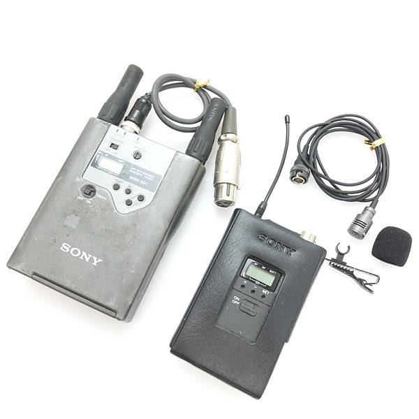 フジヤエービック SONY ソニー / WRR-861 + WRT822 + ECM-166BC ワイヤレスセット 並品 ...
