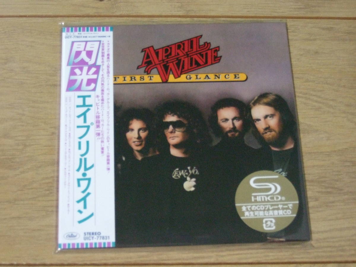紙ジャケSHM-CD エイプリル ワイン / 閃光 APRIL WINE / FIRST GLANCE(一般)｜売買されたオークション情報 ...