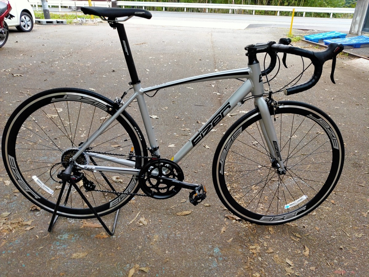 ③R101_SL ロードバイク アイゼルEIZER-R101 アウトレット デュアルコントロールレバー シマノ 14速 軽量アルミフレーム 銀 1円(500mm～)｜売買されたオークション情報 ...