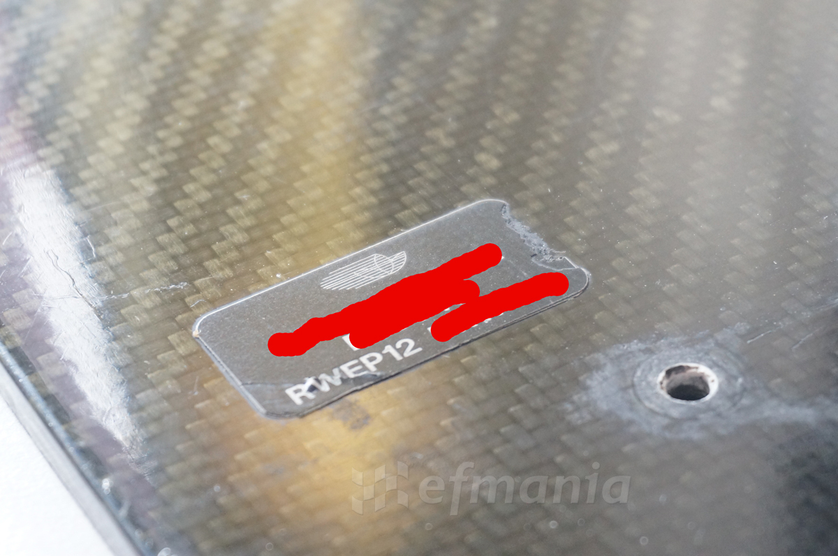 【非売品】2002 BAR ホンダ F1 実使用 RWEP(リア・ウィング・エンド・プレート）★パーツ 支給品 ジャック・ヴィルヌーヴ｜カーレース