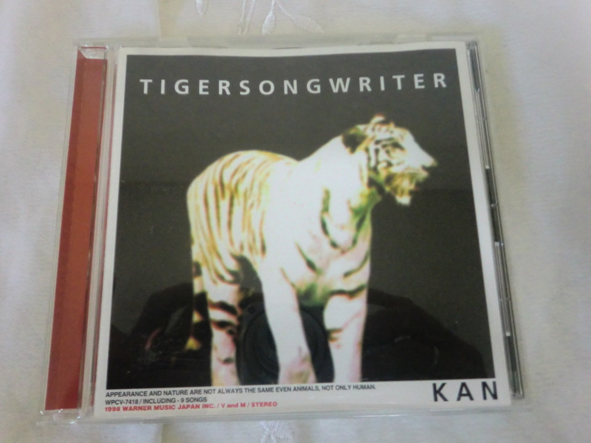 国内盤 同封有 CD 訳有 画像付 KAN/TIGERSONGWRITER タイガーソングライター WPCV-7418 虎 E07 110円 ...