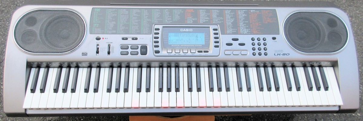 CASIO カシオ LK-80 KEYBOARD 光ナビゲーションキーボード お家 レッスン2 991円(カシオ)｜売買されたオークション情報 ...
