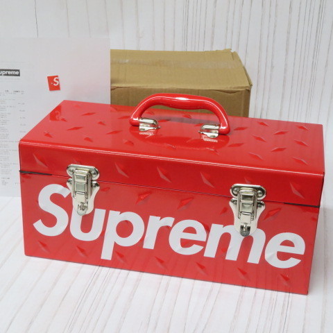 Supreme シュプリーム ダイヤモンド プレート ツール ボックス レッド Diamond Plate Tool Box Red 18AW ...