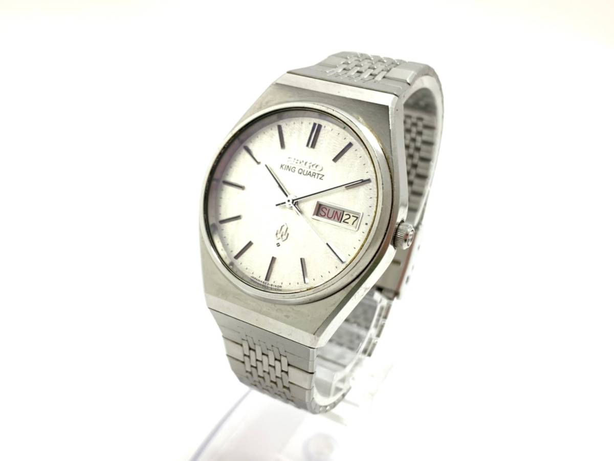 SEIKO/セイコー KING QUARTZ/キング クォーツ 4823-8130 デイデイト メンズ 腕時計 シルバー アンティーク 12091SK1(セイコー)｜売買されたオークション情報 ...