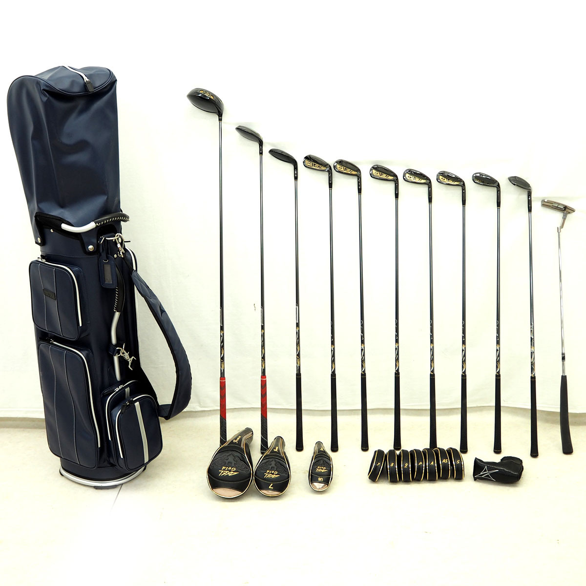ACB-C3L116 AXEL GOLD Premium Ⅲ アクセル ゴールドプレミアム3 ゴルフクラブセット FLEX:R 男性右利き用 ...