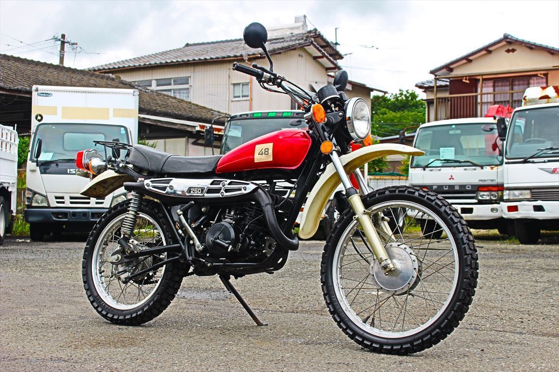 TS250 1円スタート 始動動画有 エンジン好調 程度良好 外装キレイ 2スト ローン可 全国配送可能 福岡佐賀(126cc-250cc ...