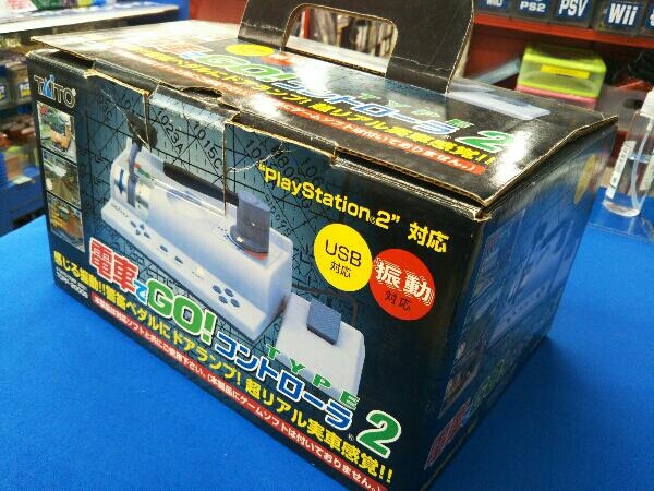 TAITO PS2対応 電車 GO コントローラーTYPE2 TCPP-2009 USB/振動対応 警笛ペダル付き 電車 GO 3通勤編ソフト付き(アクセサリ、周辺機器)｜売買された ...