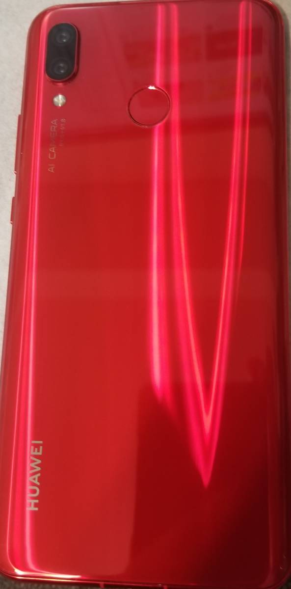 Huawei Nova3 128GB Simフリー 赤 箱有(国内版SIMフリー)｜売買されたオークション情報、yahooの商品情報をアーカイブ公開 - オークファン（aucfan.com）