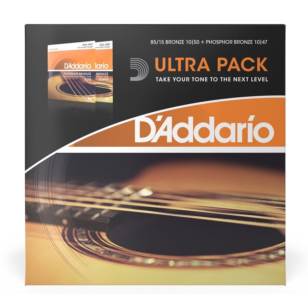 170721 D'Addario EZ900 / EJ15 Ultra Pack EZとEJをバンドル アコースティックギター弦 エキストラライトゲージ(ダダリオ)｜売買されたオークション情報 ...