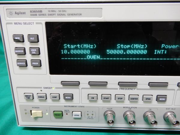 Agilent 83650B 10MHz-50GHz SWEPT SIGNAL GENERATOR 信号発生器 HP(その他)｜売買された ...