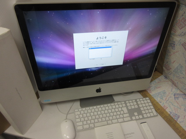 iMac 2007 Core 2 Duo 2.4GHz/RAM:1G/HDD:320G/24インチ/OS X 10.5(iMac)｜売買されたオークション情報、yahooの商品情報をアーカイブ ...