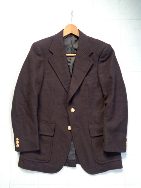 Kent ケント VAN JACKET 金ボタン ウール ジャケット 170 90 80 ダークブラウン Kent for the exclusive man tailored by VAN ...
