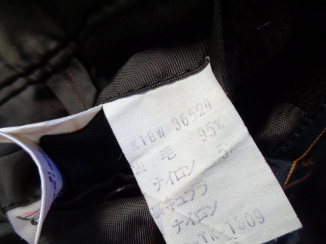 Kent ケント VAN JACKET 金ボタン ウール ジャケット 170 90 80 ダークブラウン Kent for the exclusive man tailored by VAN ...