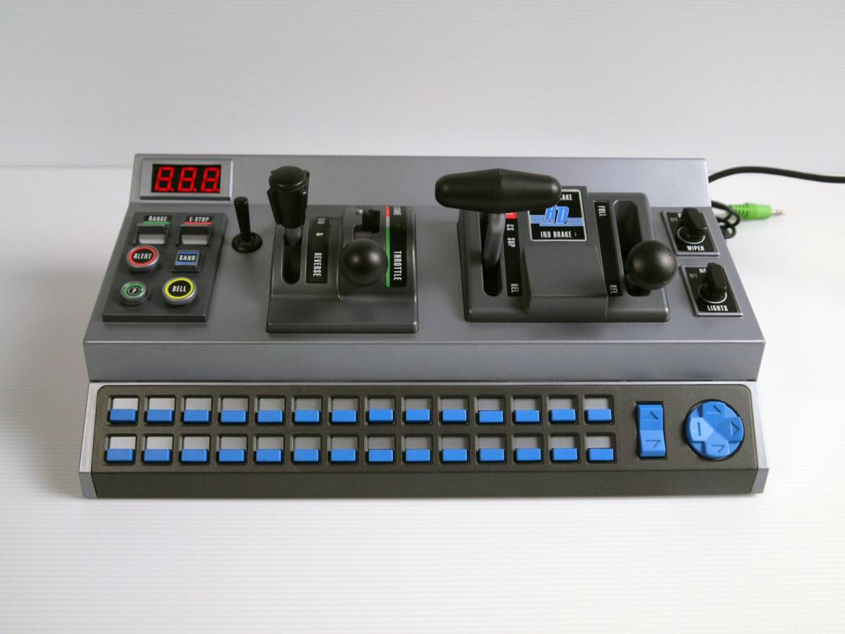 1円 RailDriver トレインキャブコントローラー RD-91-MDT-A 鉄道運転 電車 シュミレーター 通電確認済み 管22298 ...