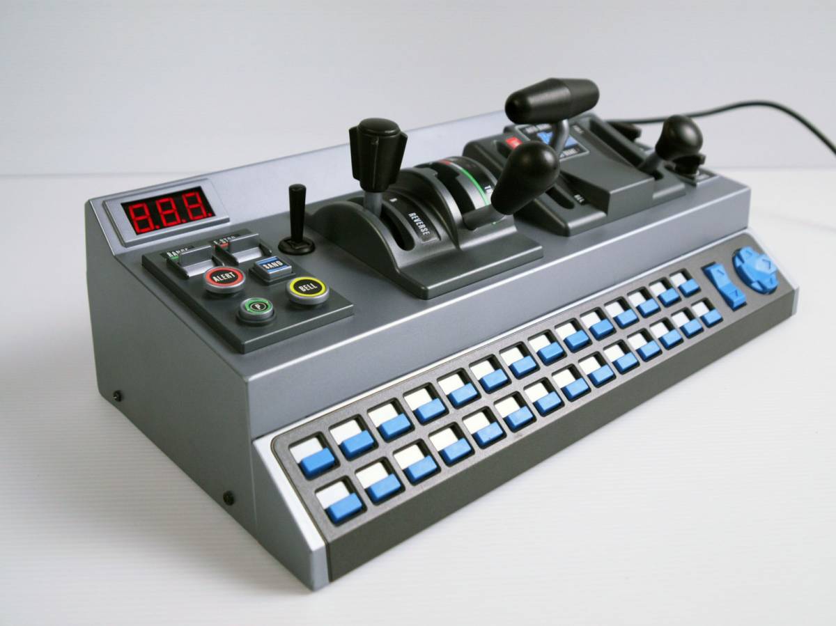 1円 RailDriver トレインキャブコントローラー RD-91-MDT-A 鉄道運転 電車 シュミレーター 通電確認済み 管22298 ...