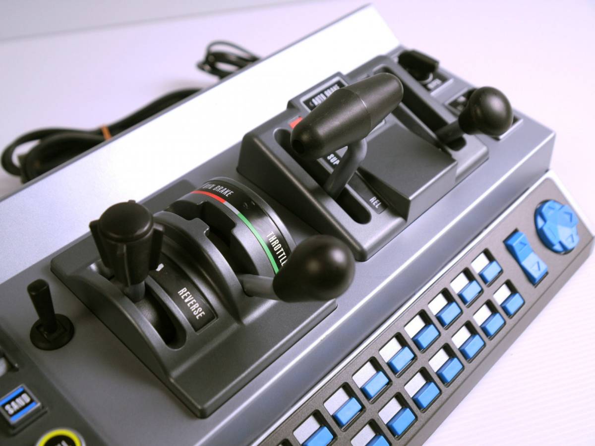 1円 RailDriver トレインキャブコントローラー RD-91-MDT-A 鉄道運転 電車 シュミレーター 通電確認済み 管22298 ...