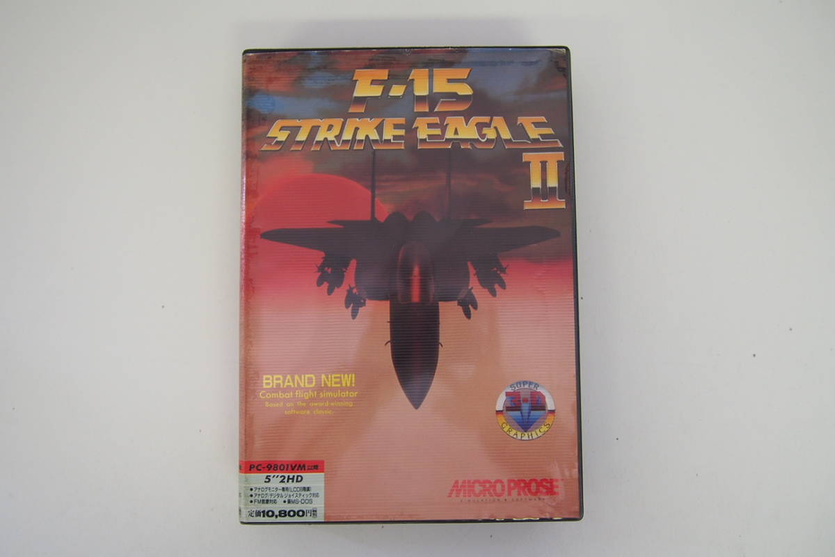 ad096/PC-9801 5インチ F-15 ストライクイーグル2 STRIKE EAGLE II MICRO PROSE(ゲーム ...