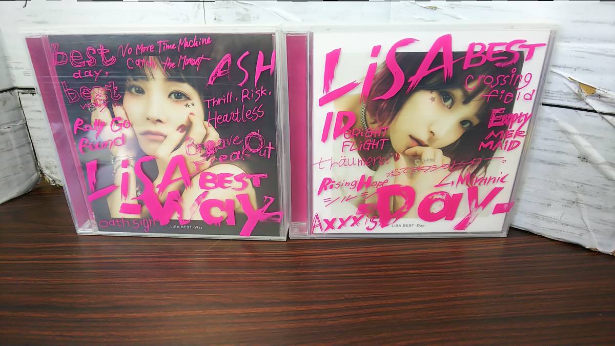 E02-6726 品 LiSA / LiSA BEST-Way- BEST-Day- DVD付初回生産限定盤 2枚セット(アニメソング一般 ...