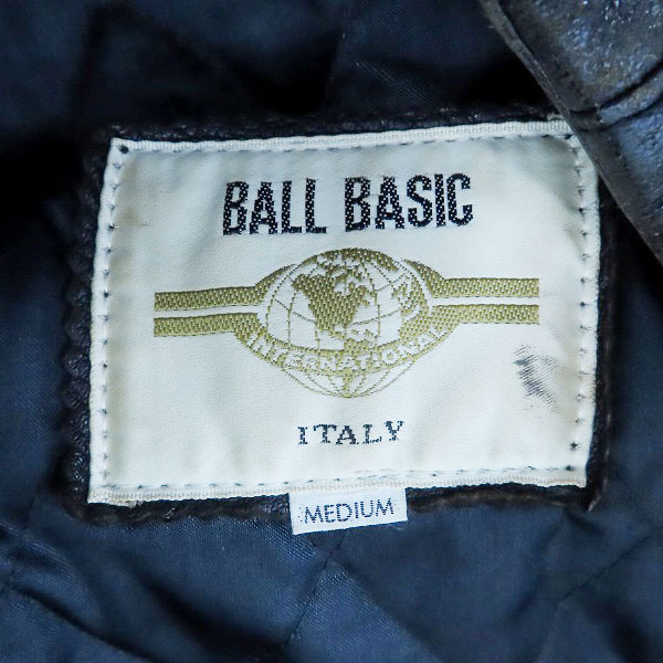 BALL BASIC/ボールベーシック ラムレザーブルゾン/size：M /080(Mサイズ)｜売買されたオークション情報、yahooの商品情報をアーカイブ公開 - オークファン（aucfan ...