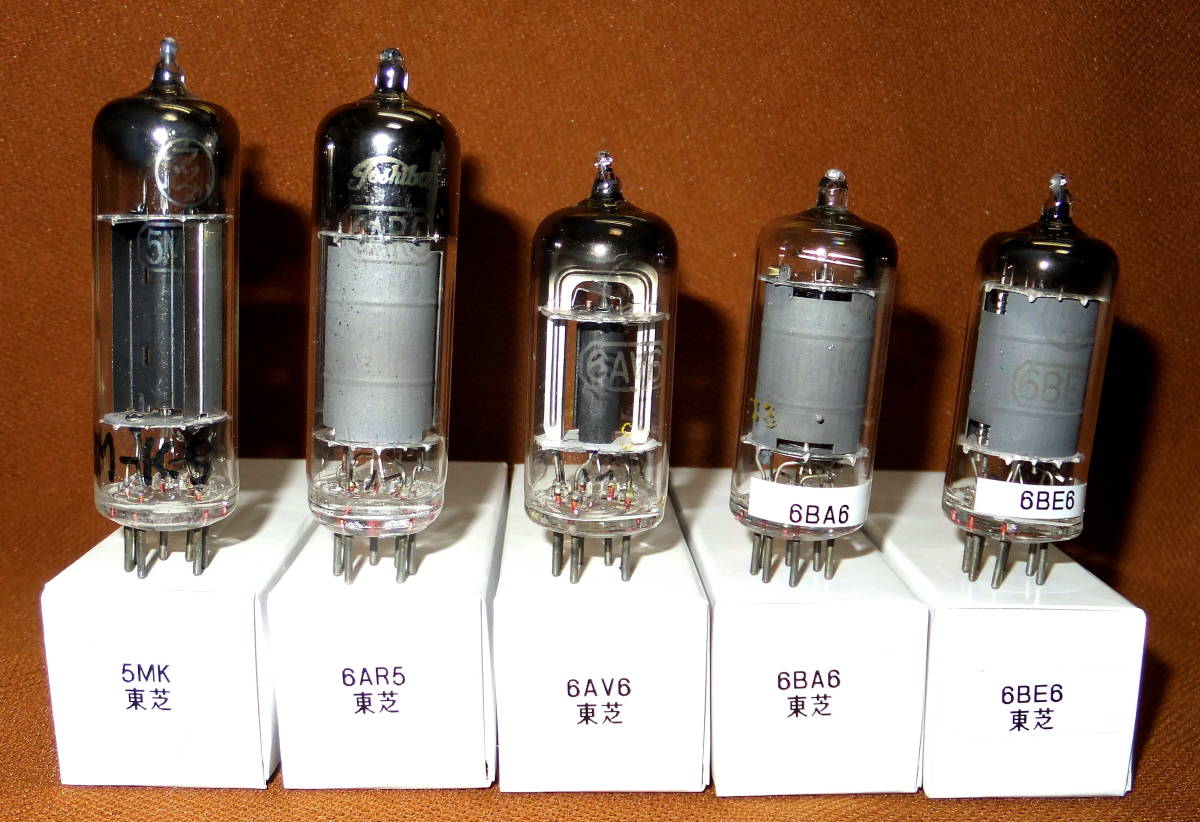 試験済真空管ラジオに5MK9 6AR5 6AV6 6BA6 6BE6 5本東芝 回路例 動作例付き(アンティーク)｜売買されたオークション情報 ...