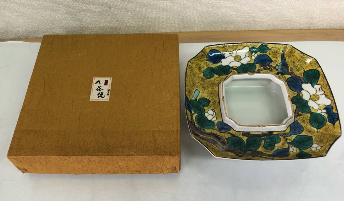 灰皿 九谷焼 伝統工芸 花柄 四角 黄色 椿 和風 日本 喫煙 煙草 インテリア 瀬戸物 210508-220(九谷)｜売買されたオークション情報、yahooの商品情報をアーカイブ公開 ...