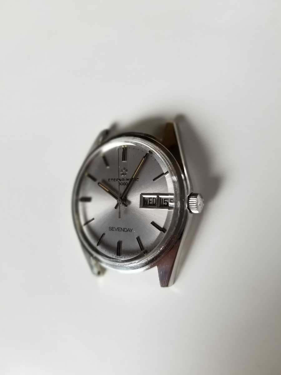 ETERNA MATIC 3000 SEVENDAY 自動巻 ヴィンテージ エテルナマチック(エテルナ)｜売買されたオークション情報、yahooの商品情報をアーカイブ公開 - オークファン ...