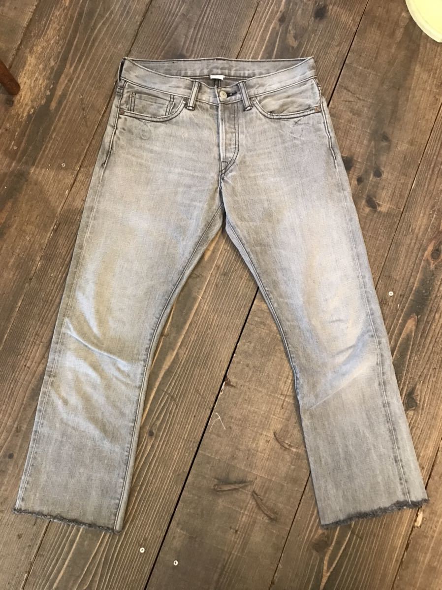 rrl ダブルアールエル グレー ブラック ブーツカット カットオフ デニム ポロラルフローレン ポロカントリー ビンテージ lvc 505 517 646(ボトムス)｜売買されたオークション ...