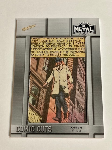 MARVEL CC-XM138 COMIC CUTS #/50 2021 Upper Deck Marvel Metal Universe X ...
