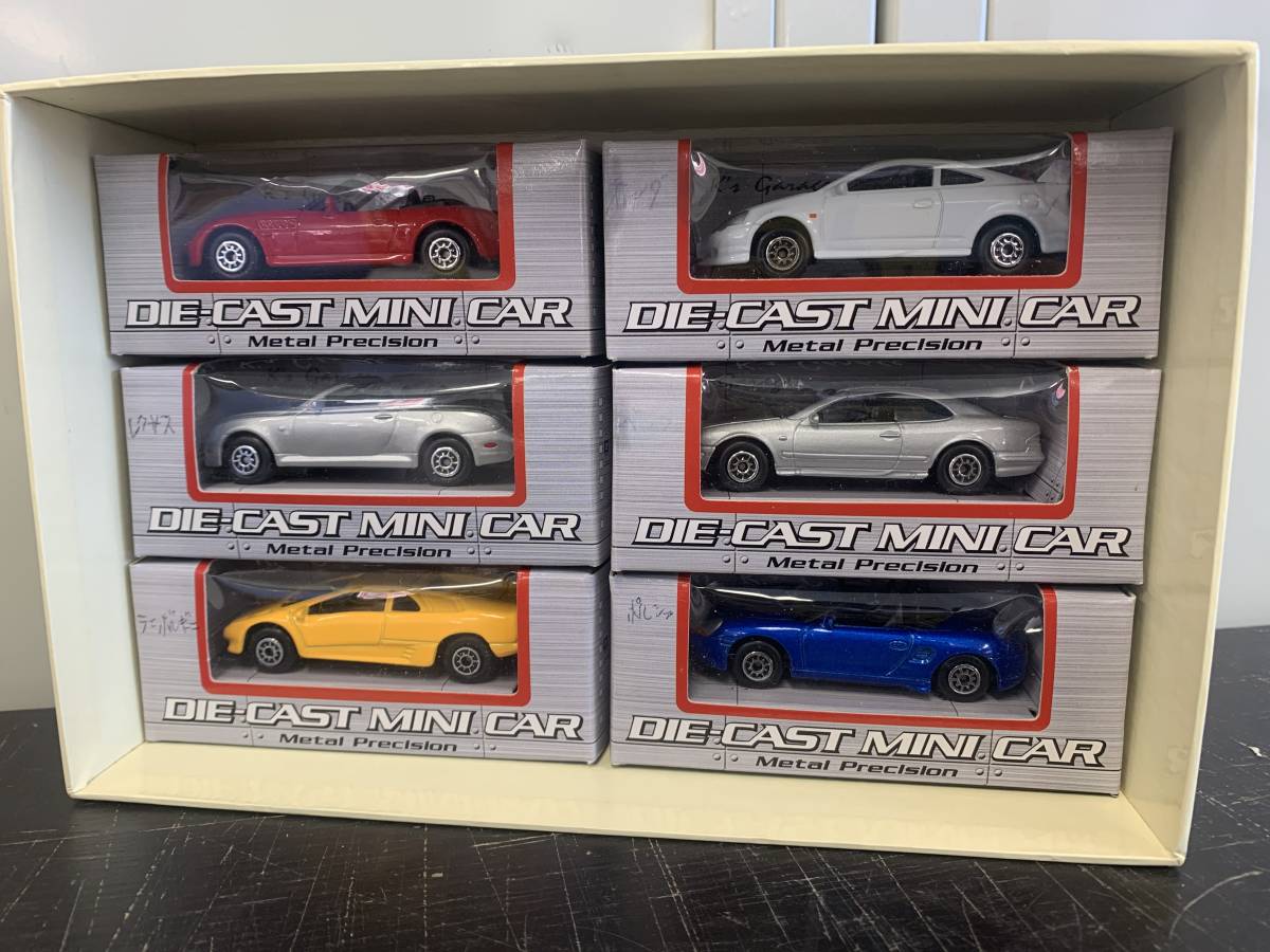 a60 ミニカー 6台 まとめ売り スポーツカー DIE-CAST MINI CAR Metal Precision 外箱ボロボロ(レーシング ...