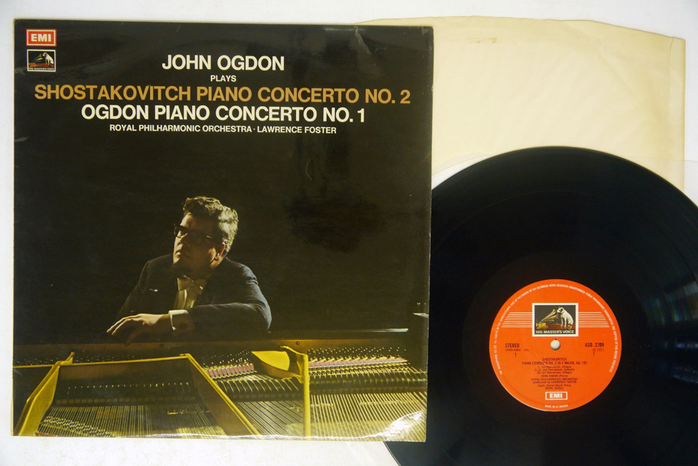 英 HMV ジョン オグドン/ショスタコーヴィチ ピアノ協奏曲第2番/HIS MASTER'S VOICE ASD.2709(クラシック)｜売買されたオークション情報、yahooの商品情報を ...