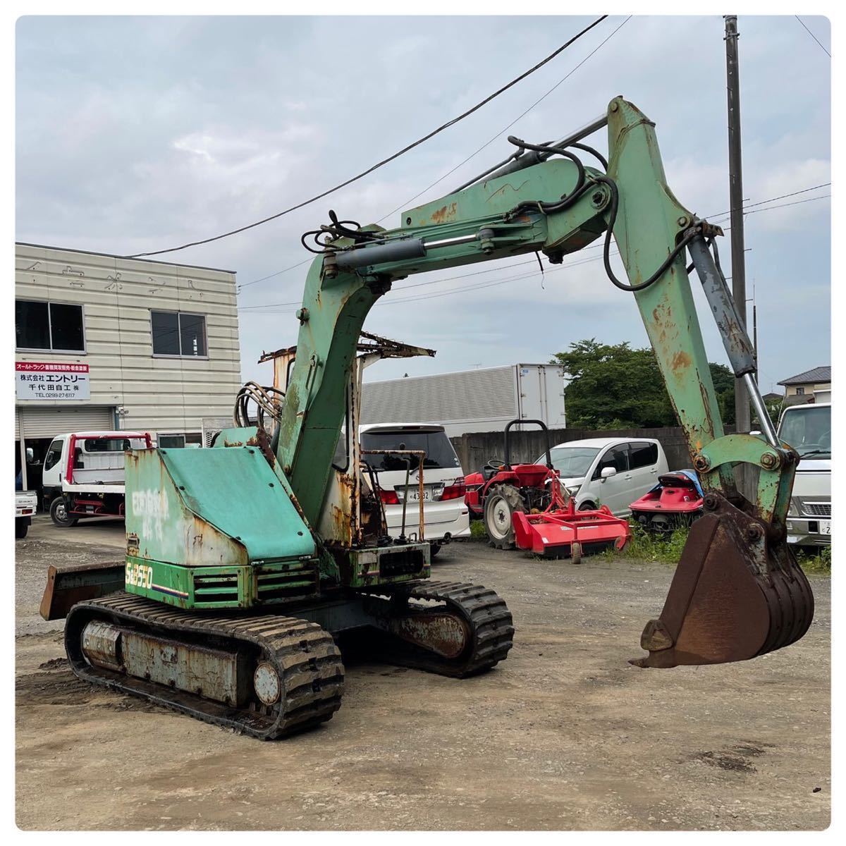 茨城県石岡市発 Hanix S.B25S ユンボ 油圧ショベル 5tクラス 現状販売(建設機械、重機)｜売買されたオークション情報、yahoo ...