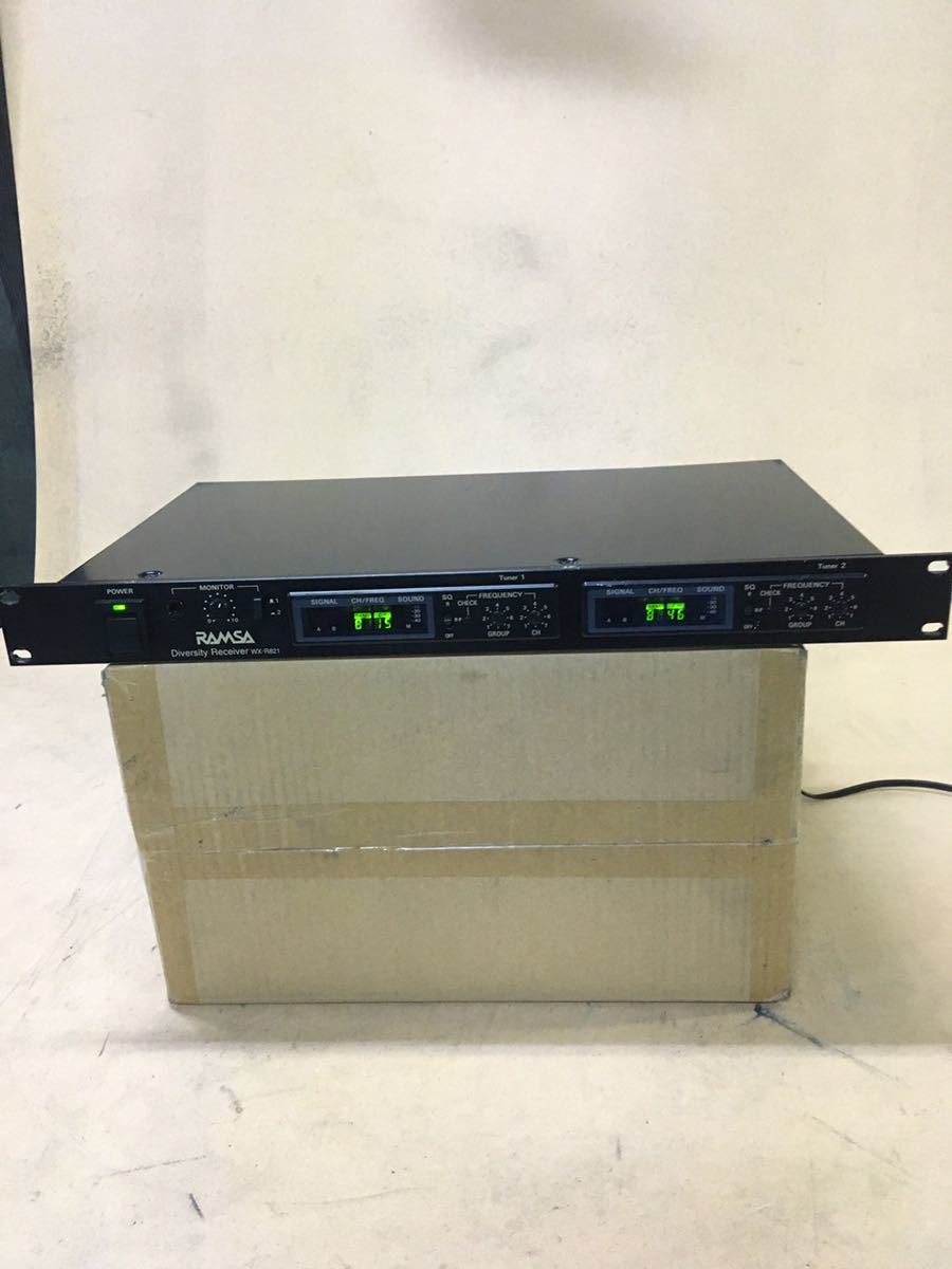 RAMSA WX-R821 ラムサ Panasonic パナソニック ダイバシティワイヤレス受信機(レコーディング、PA機器)｜売買された ...