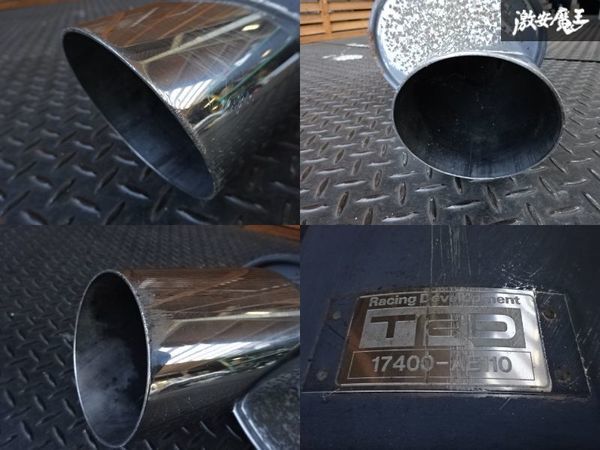 TRD AE111 レビン トレノ 前期 4AG 4A-FE ハイレスポンス マフラー Ver.S 17400-AE110 出口約100φ パイプ約58φ 棚G-9(社外品)｜売買された ...