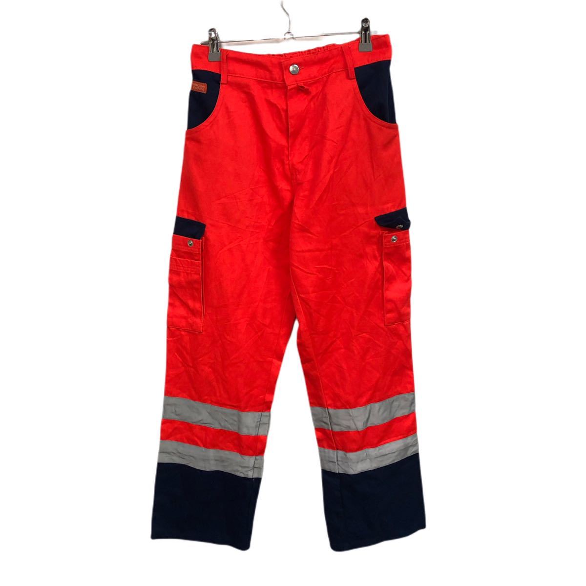 YP1982 AY protection clothing プロテクションクロージング リフレクター ワーク カーゴ パンツ 蛍光オレンジ(その他)｜売買されたオークション情報、yahooの ...