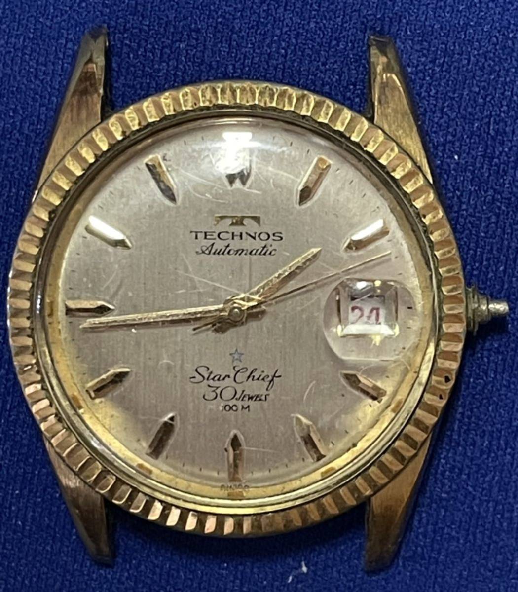 TECHNOS メンズ腕時計 自動巻 Star Chief 30石(テクノス)｜売買されたオークション情報、yahooの商品情報をアーカイブ公開 - オークファン（aucfan.com）