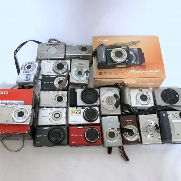 コンパクト デジタルカメラ まとめ ジャンク 動作未確認 Casio Exilim 多数 Canon IXY etc A032(コンパクトデジタルカメラ)｜売買されたオークション情報 ...