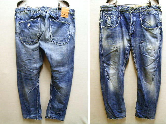 W36 DENHAM 20SS CROSS BACK MIJHW 日本製 12oz CARROT FIT デニム CROSSBACK 01-20-01-11-003 パンツ 4020(W36 ...