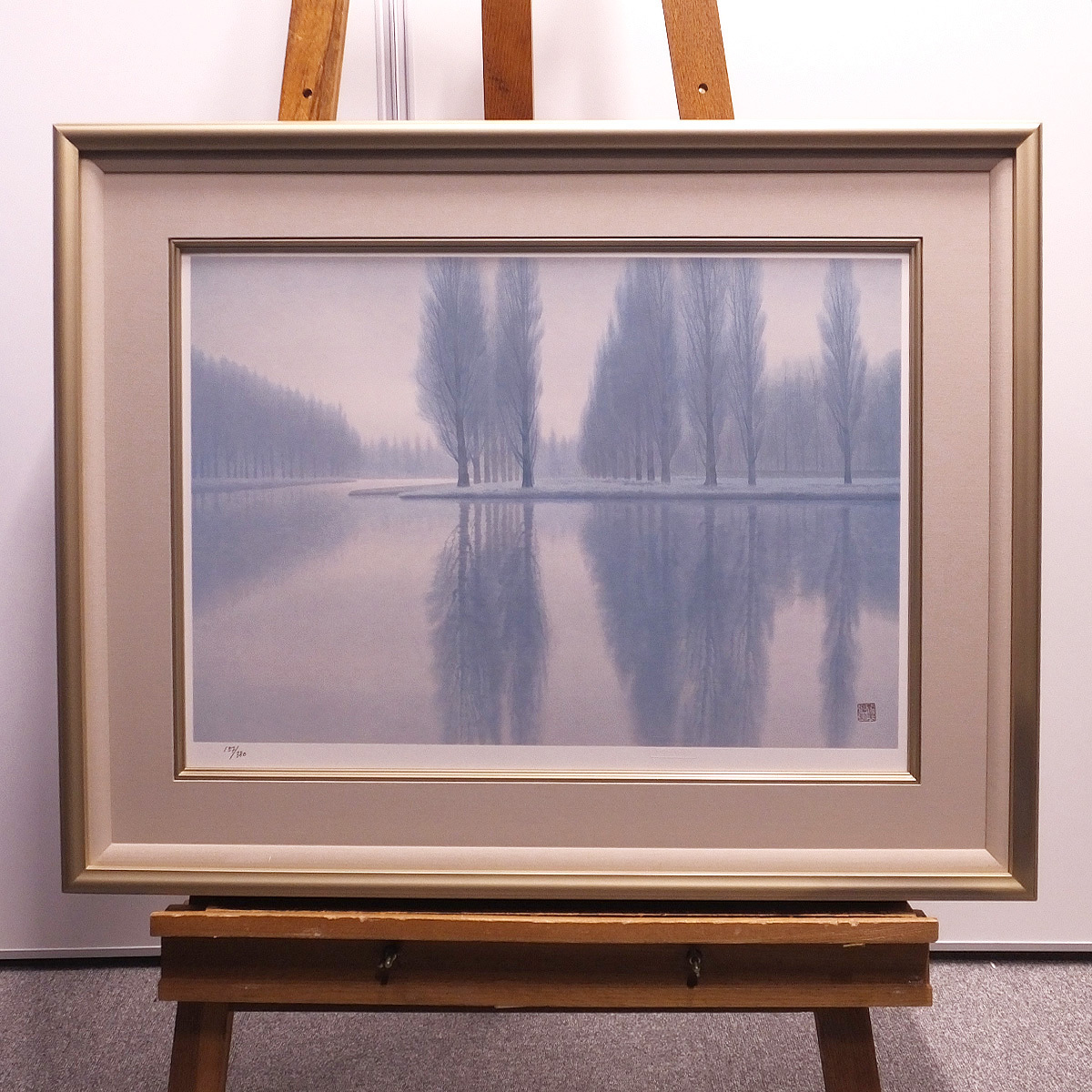 1円 おたからや x0910-05 東山魁夷 静唱 新復刻画 風景画 承認シール 版画 保証(版画)｜売買されたオークション情報、yahooの商品情報をアーカイブ公開 - オークファン ...