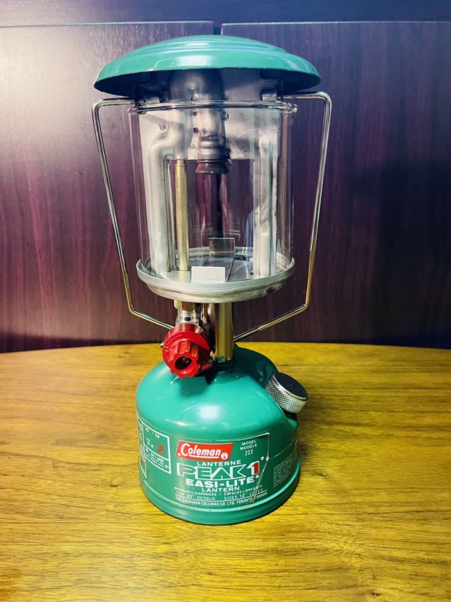 極初期の2/79製 Coleman 222 カラーの太い初期モデル メンテナンス済 検索用 Coleman 226 Coleman 229 ...