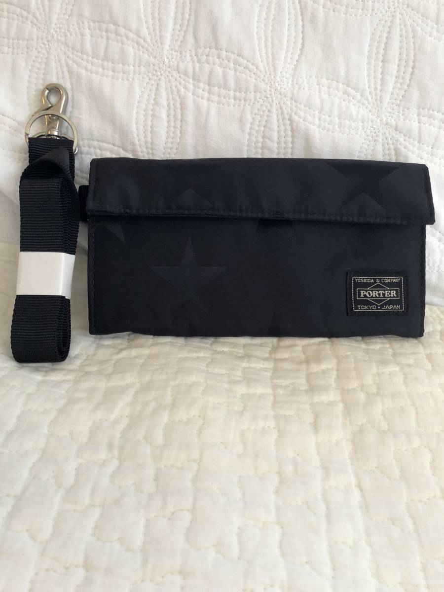 PORTER FLAG LONG WALLET ポーター 長財布 星条旗 星 ストラップ付 黒(財布)｜売買されたオークション情報、yahooの商品情報をアーカイブ公開 - オークファン ...