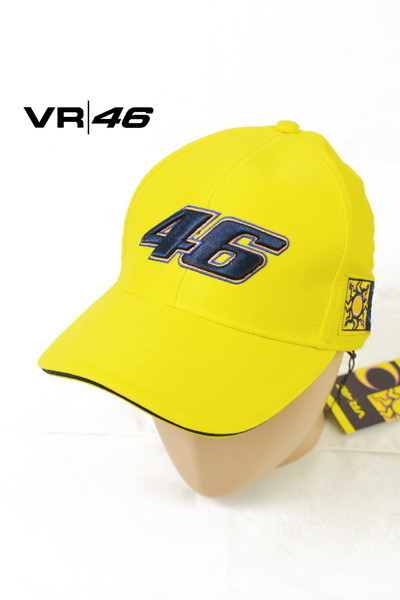 60%OFF VR46 ヴィアール 46 キャップ HOT55 フリーサイズ イエロー メンズ 帽子 バレンティーノロッシ SOLELUNA ...