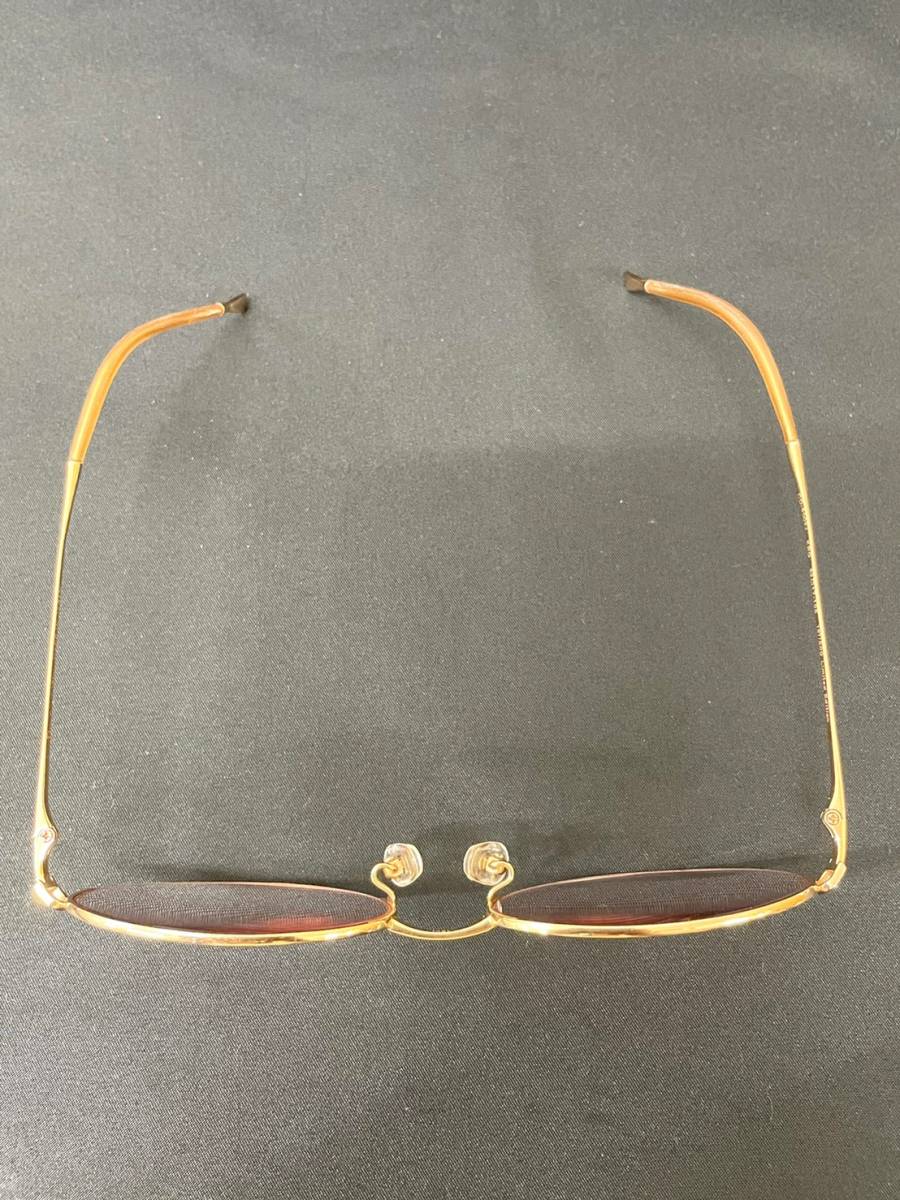 11689 68 Christian Dior クリスチャン ディオール メガネ 18KT 50-17-135 CD-6002J 167/ ...