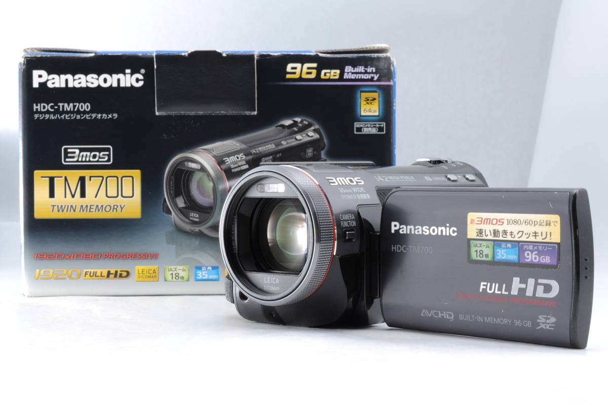 パナソニック Panasonic HDC-TM700 3mos FULL HD デジタルビデオカメラ LEICA DICOMAR 説明書 ...