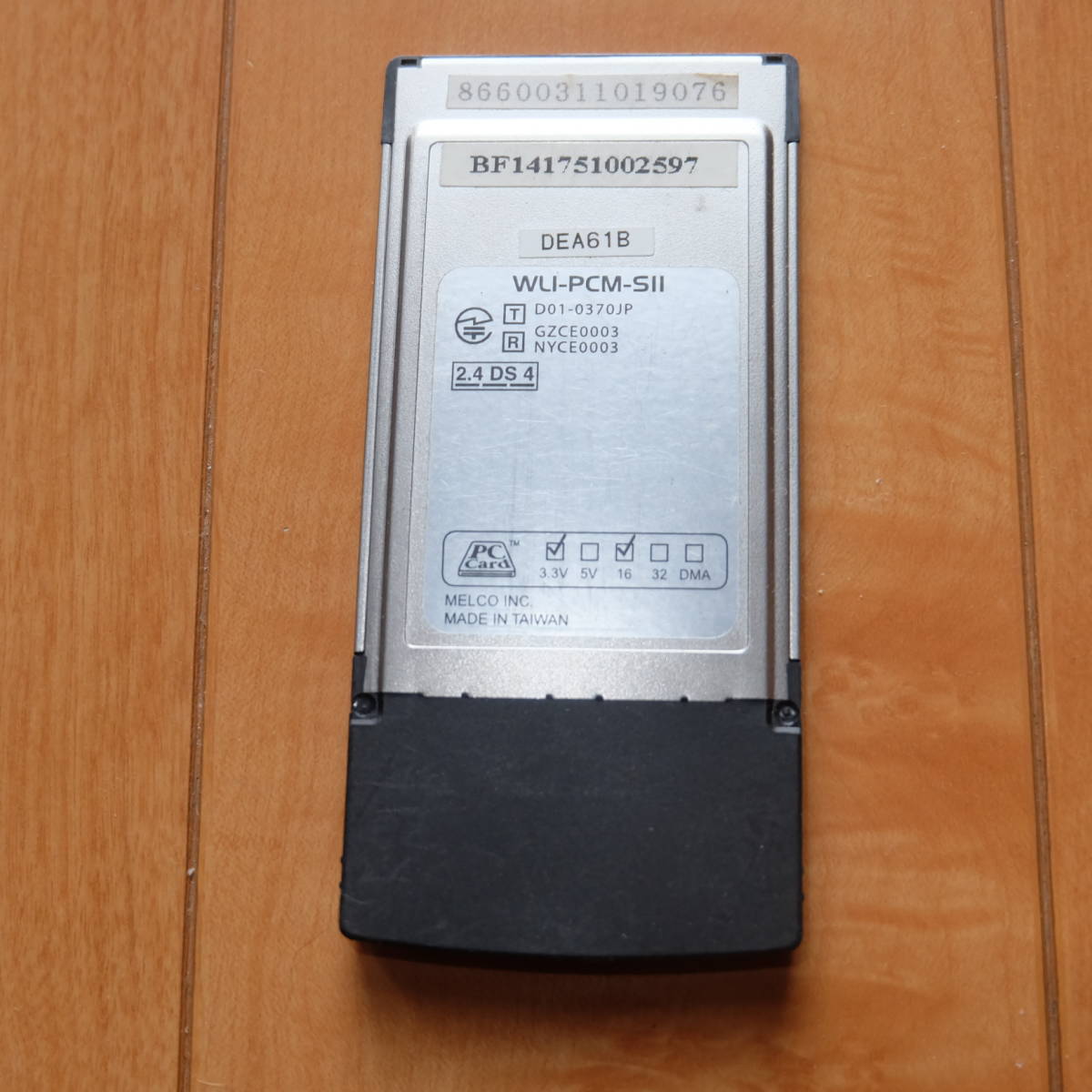 BUFFALO バッファロー PCカード 11Mbps 無線LANカード WLI-PCM-S11 Air Station WiFi ワイヤレス ...
