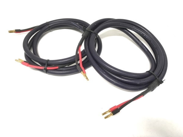 MARKLURE OFC AUDIO/VIDEO high grade CABLE 99.9996% ケーブル バナナプラグ ペア 2本セット ...