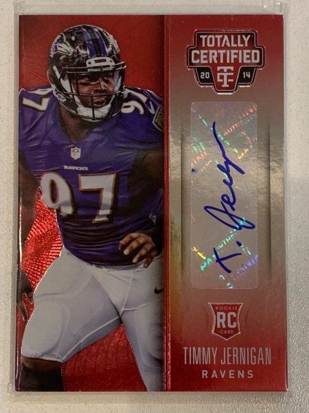Timmy Jernigan 直筆サインカード NFL 2014 Totally Certified Rookie Signatures ...
