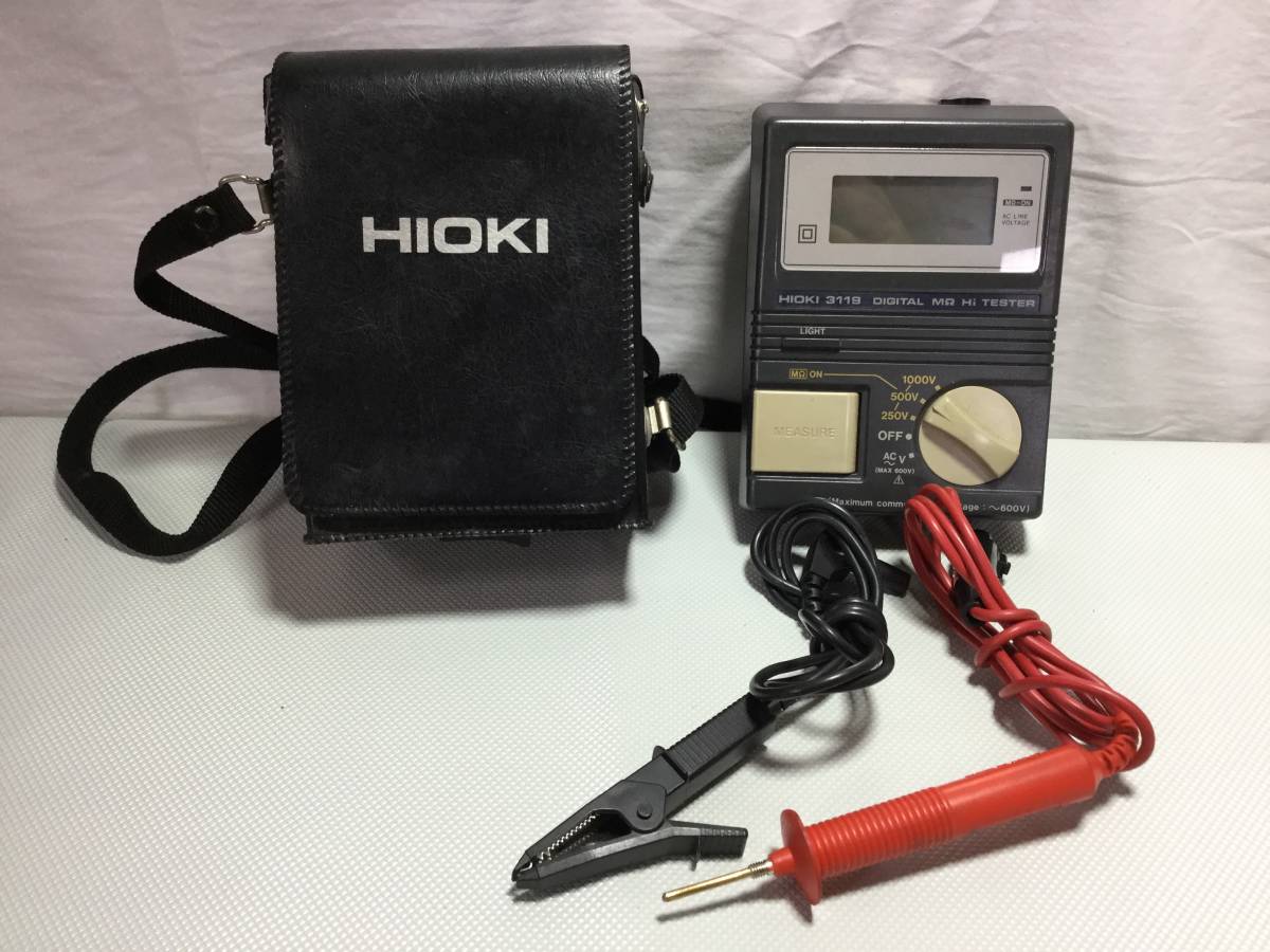 T4010 HIOKI/日置/絶縁抵抗計/デジタルメグオームハイテスタ―/3119 ジャンク(電気計測器)｜売買されたオークション情報 ...